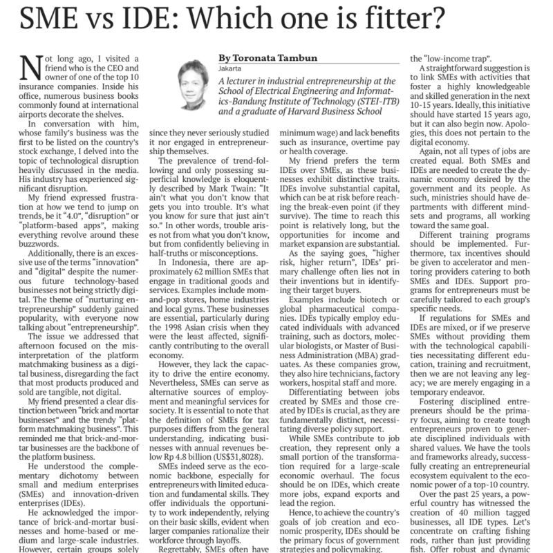 SME vs IDE: which one is fitter - Goodkind