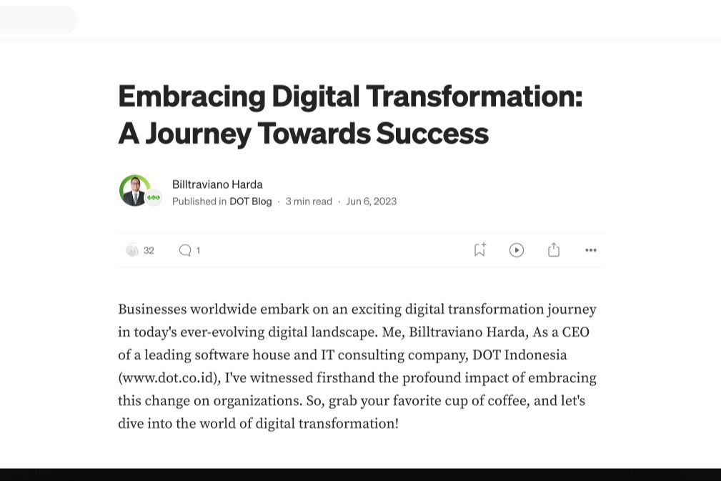 Embracing Digital Transformation: A Journey Towards Success - Goodkind